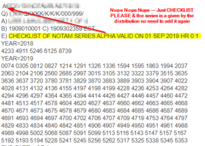 NOTAM checklist common errors – Antonio Locandro