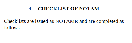 NOTAM checklist common errors – Antonio Locandro